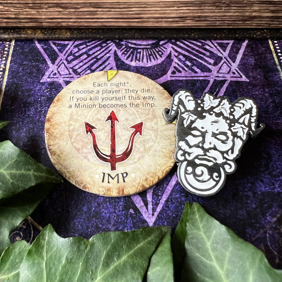 Blood on the Clocktower || Pin badge – The Pandemonium Institute
